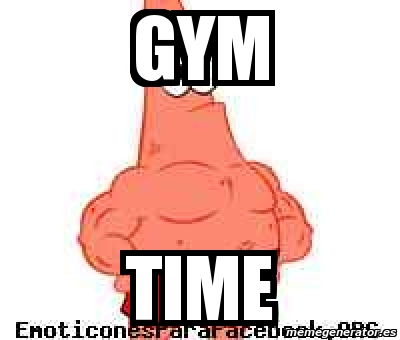 Meme Personalizado - GYM TIME - 3626735
