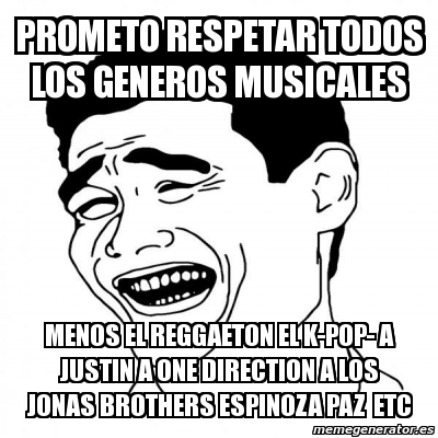 Meme Yao Ming 2 - prometo respetar todos los generos musicales menos el ...