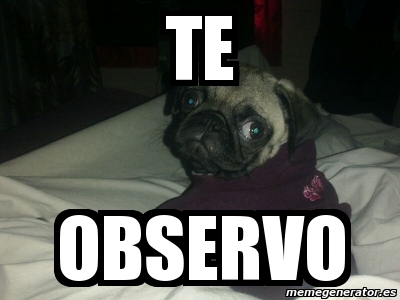 Meme Personalizado - TE OBSERVO - 3721095