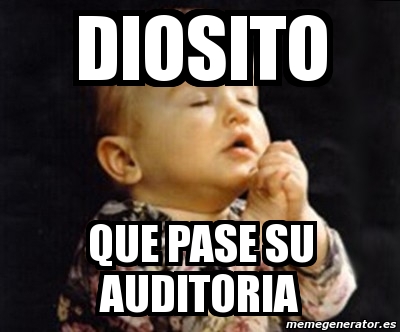 Meme Personalizado - diosito que pase su auditoria - 3730499