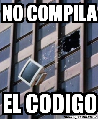 Meme Personalizado - no compila el codigo - 3784378