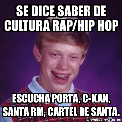 Meme Bad Luck Brian - Se dice saber de Cultura Rap/Hip Hop Escucha ...