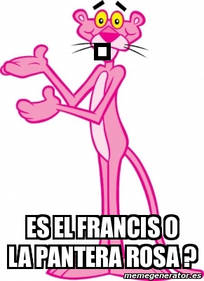 Pantera Rosa Meme