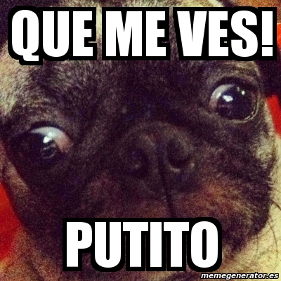 Meme Personalizado - Que me ves! PUtito - 3916212