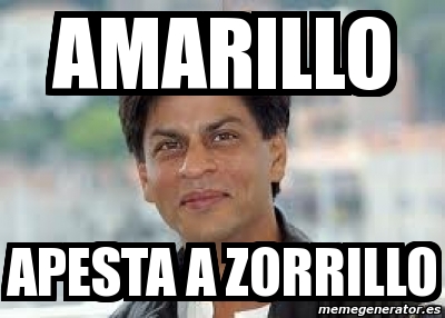 Meme Personalizado - Amarillo apesta a zorrillo - 3921630
