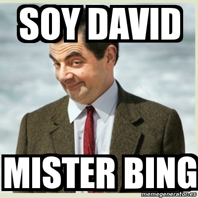 Meme Mr Bean - soy david mister bing - 3954720