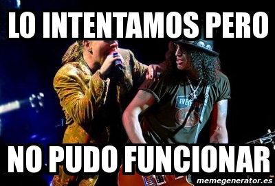 Meme Personalizado - lo intentamos pero no pudo funcionar - 3955444