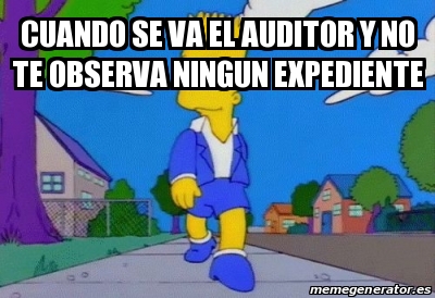 Meme Personalizado - cuando se va el auditor y no te observa ningun ...