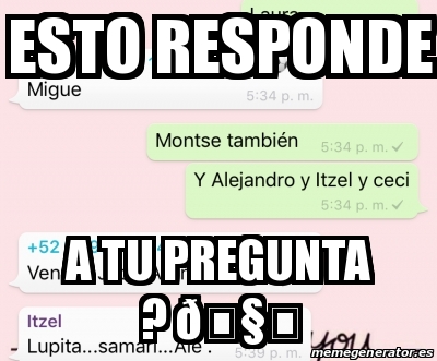 Meme Personalizado - Esto responde A tu pregunta ? ðŸ§ - 30120116