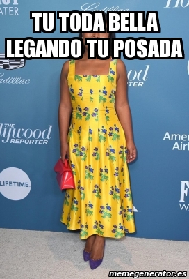 Meme Personalizado - TU TODA BELLA LEGANDO TU POSADA - 30136634