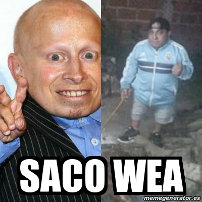 Meme Personalizado - Saco wea - 30194564