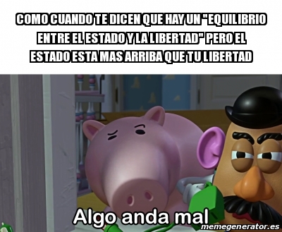 Meme Personalizado - como Cuando te dicen que hay un "equilibrio entre ...