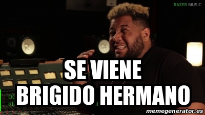 Meme Personalizado - se viene brigido hermano - 30025738