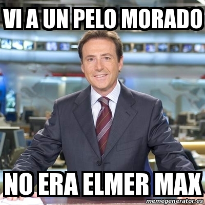 Meme Matias Prats - Vi a un pelo morado No era elmer max - 30216699