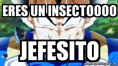 Meme Personalizado - Eres un insectoooo Jefesito - 30228461