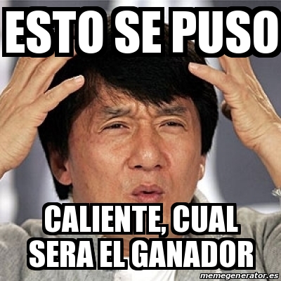 Meme Jackie Chan - ESTO SE PUSO CALIENTE, CUAL SERA EL GANADOR - 30248669