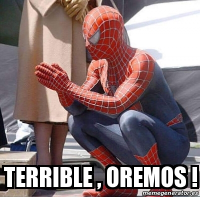 Meme Personalizado - Terrible , oremos ! - 30265557