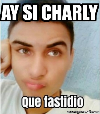 Meme Personalizado - AY SI CHARLY - 30037422