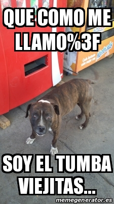 Meme Personalizado - que como me llamo%3F soy el tumba viejitas ...