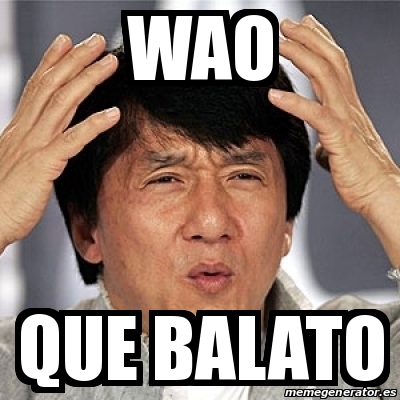 Meme Jackie Chan - wao que balato - 30304718