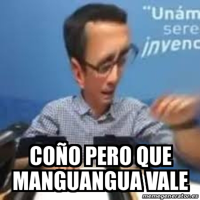 Meme Personalizado - CoÃ±o pero que manguangua vale - 30379275