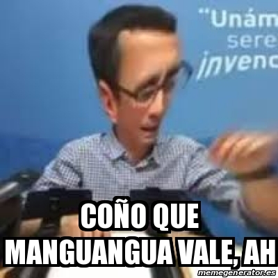 Meme Personalizado - CoÃ±o que manguangua vale, ah - 30379308