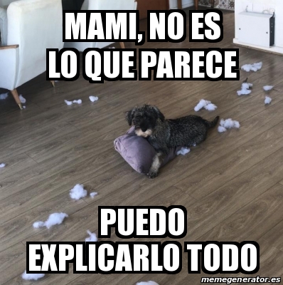 Meme Personalizado - MAMI, NO ES LO QUE PARECE PUEDO EXPLICARLO TODO ...