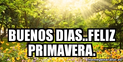 Memes Feliz Primavera