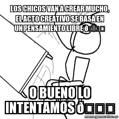 Meme Desk Flip Rage Guy - Los chicos van a crear mucho, el acto ...