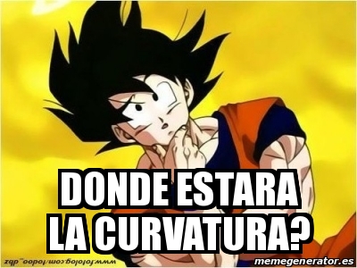 Meme Personalizado - Donde estara la curvatura? - 30417240