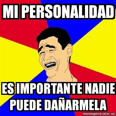 Meme Yao Ming - mi personalidad es importante nadie puede daÃ±armela ...