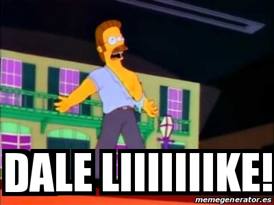 Meme Personalizado - dale liiiiiiike! - 30458919