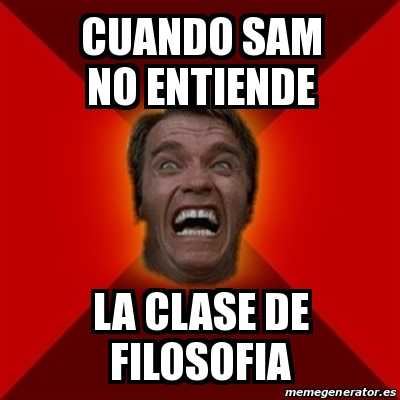 Meme Arnold - cuando sam no entiende la clase de filosofia - 30460869