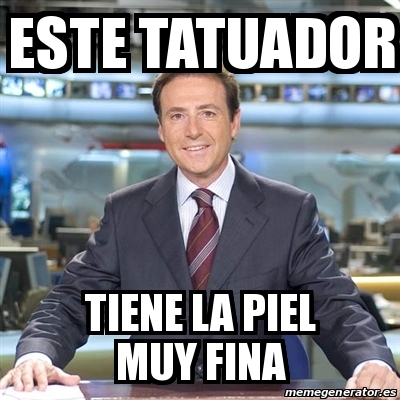 Meme Matias Prats - Este tatuador tiene la piel muy fina - 30464082