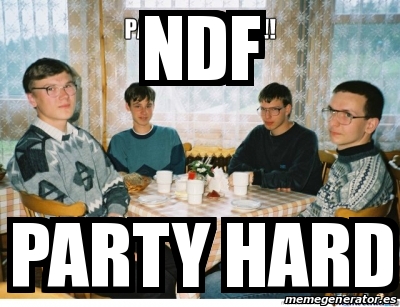 Meme Personalizado - NDF PARTY HARD - 30495290