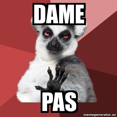 Meme Chill Out Lemur - Dame Pas - 30056071