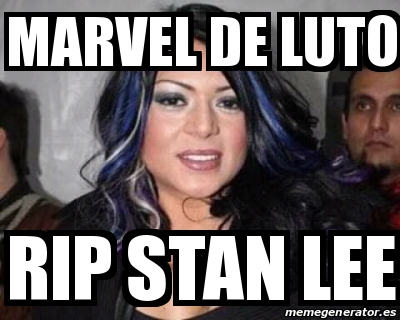 Meme Personalizado - Marvel de luto Rip Stan Lee - 30059128