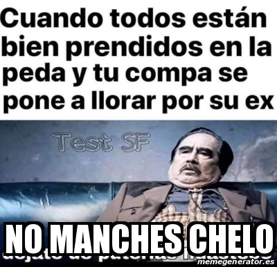 Meme Personalizado - No manches chelo - 30512169