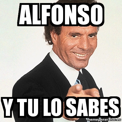 Meme Julio Iglesias - Alfonso Y tu lo sabes - 30512739