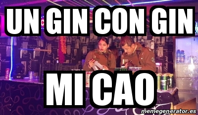 Meme Personalizado - un gin con gin Mi cao - 30548026