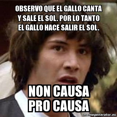 Meme Keanu Reeves - Observo que el gallo canta y sale el Sol. Por lo ...