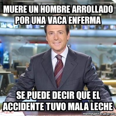 Meme Matias Prats - MUERE UN HOMBRE ARROLLADO POR UNA VACA ENFERMA sE ...