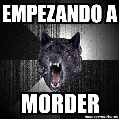 Meme Insanity Wolf - empezando a morder - 30676449