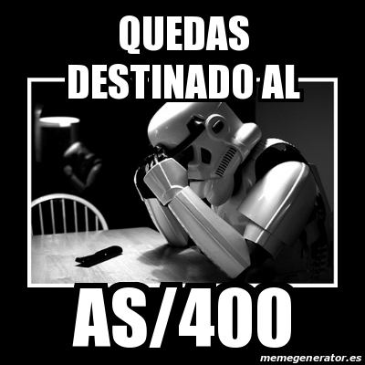 Meme Sad Trooper - quedas destinado al as/400 - 30694440