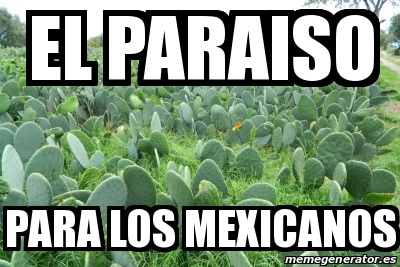 Meme Personalizado - El paraiso Para los mexicanos - 30078835
