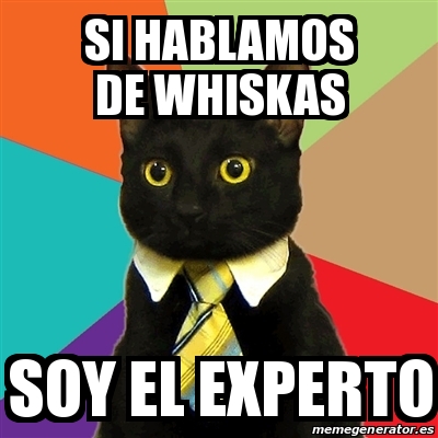 Meme Business Cat - si hablamos de whiskas soy el experto - 30701903