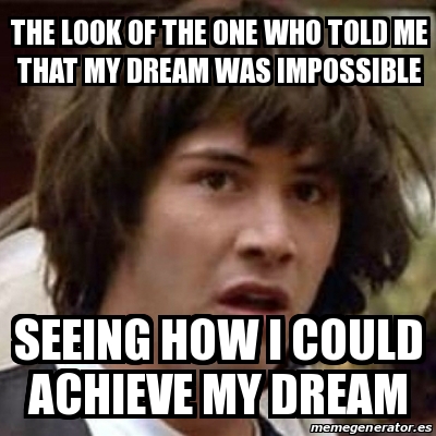 Meme Keanu Reeves - The look of the one who told me that my dream was ...