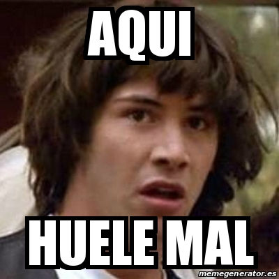 Meme Keanu Reeves - aqui huele mal - 30733624