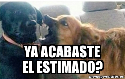 Meme Personalizado - Ya acabaste el estimado? - 30747380