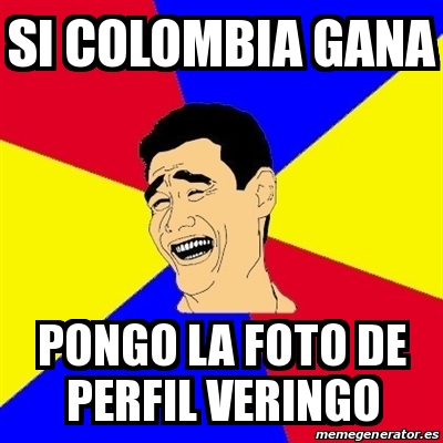 Meme Yao Ming - SI COLOMBIA GANA PONGO LA FOTO DE PERFIL VERINGO - 30750686